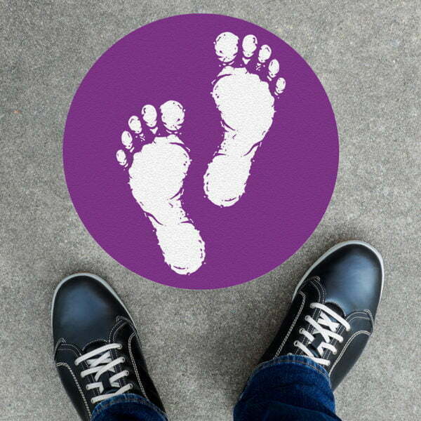 Foot Print Floor Stickers