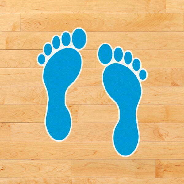 Foot Print Floor Stickers