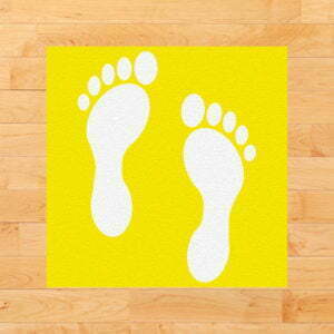 Foot Print Floor Stickers - Printed Floor Stickers